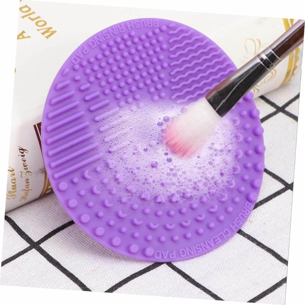 Mengdilai - Limpiador de brocha de silicón circular - ABC Fashion & Beauty