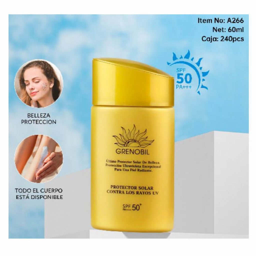 Grenobil - Protector solar SPF 50 en crema, edición Gold - ABC Fashion ...
